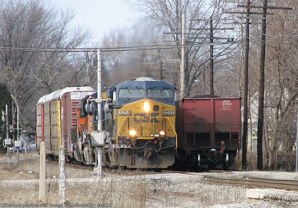 CSX 5204 Q396 N841 JUST CLEARING